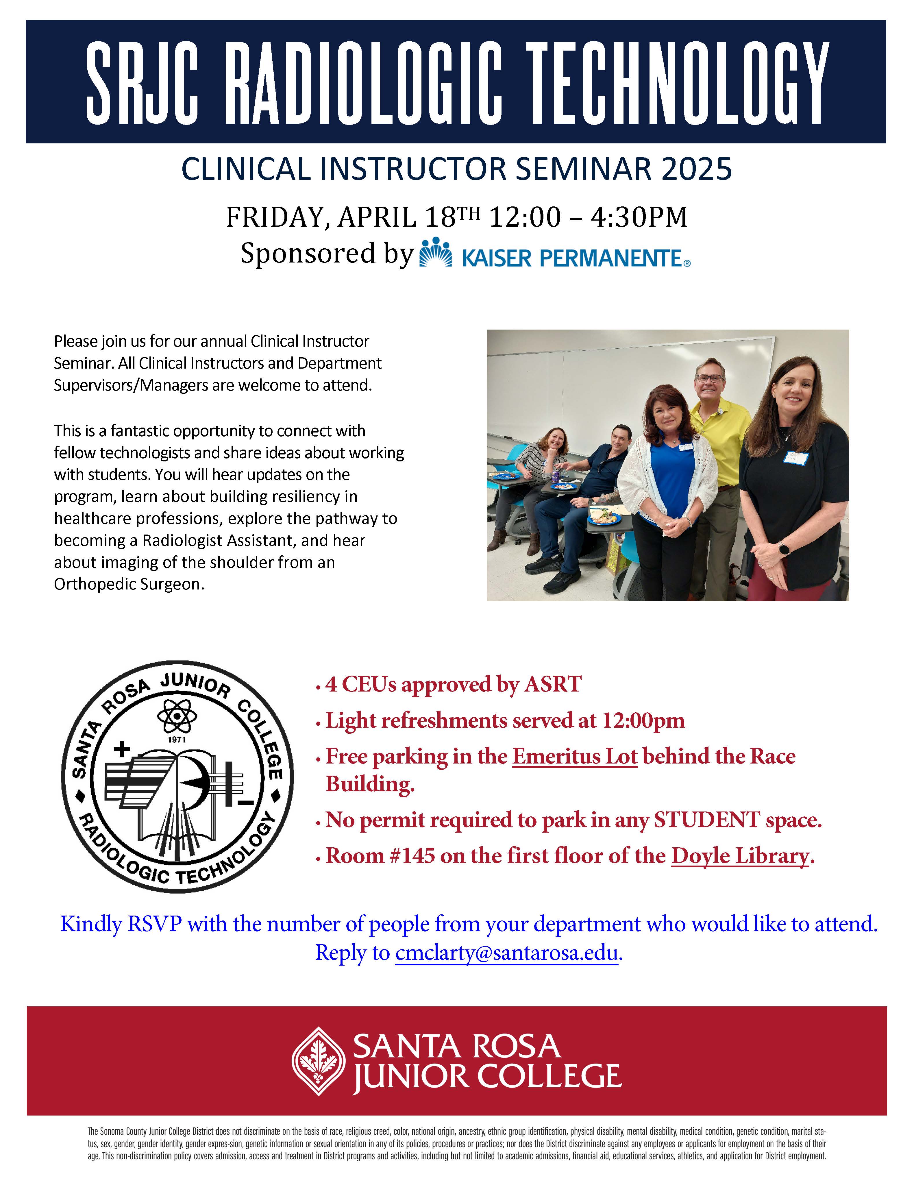 Clinical Instructor Seminar 2025 | Radiologic Technology